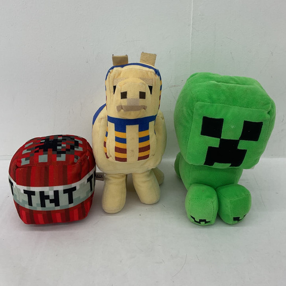 Minecraft | Toys | Minecraft Plush Lot Camel Tnt Green Stuffed Animal Toys | Poshmark